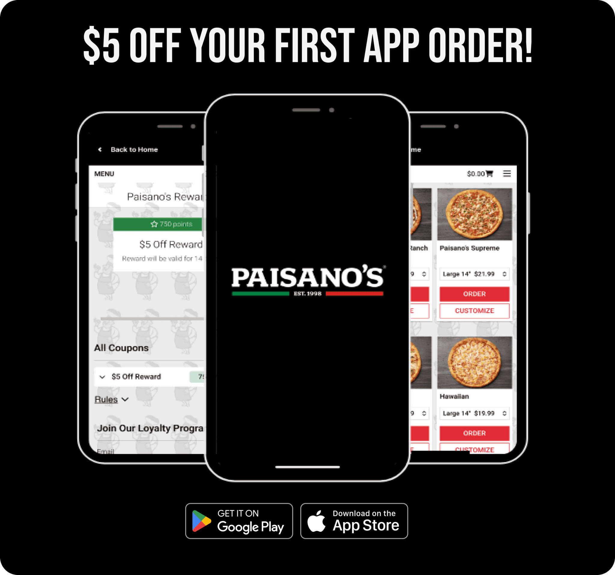 Pizza Delivery Near Me - Manassas, Virginia - Paisano's Pizza